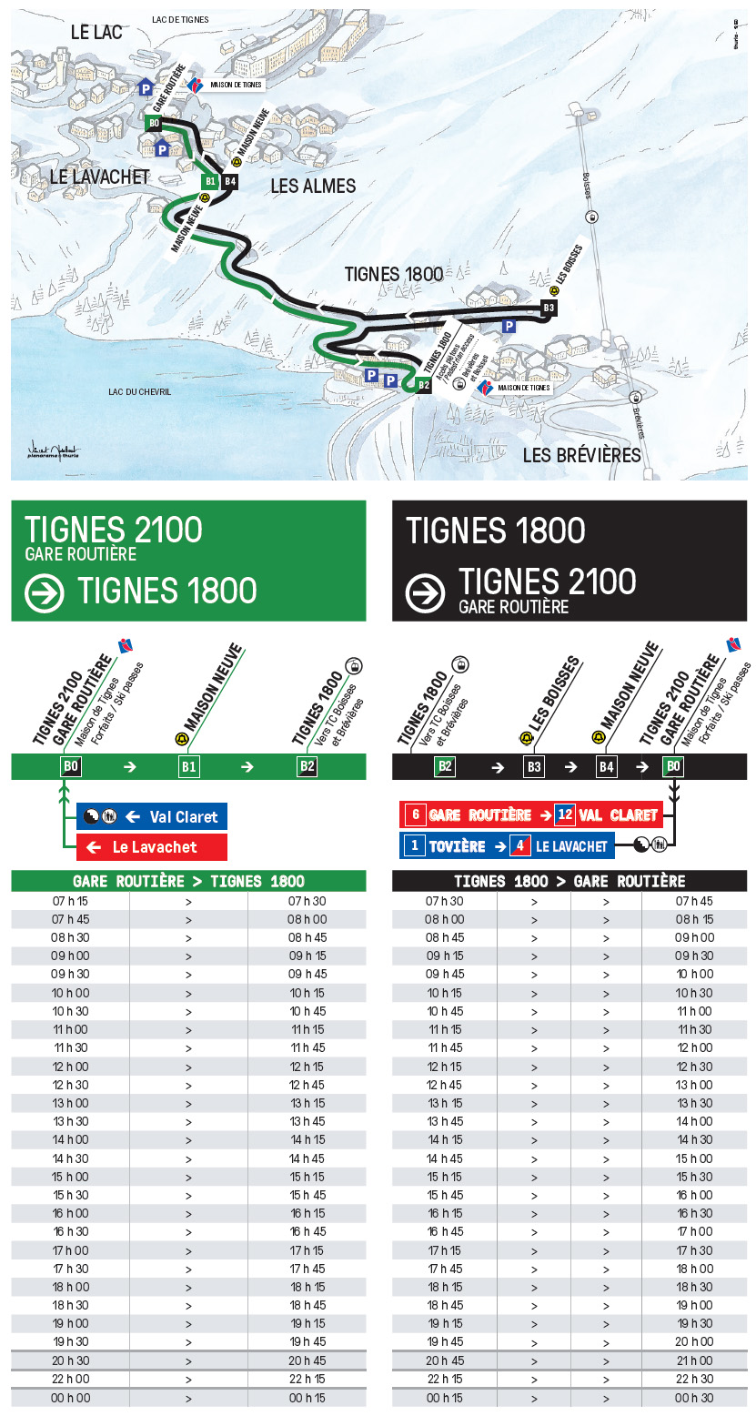 Tignes free Shuttle Bus | Tignes.co.uk